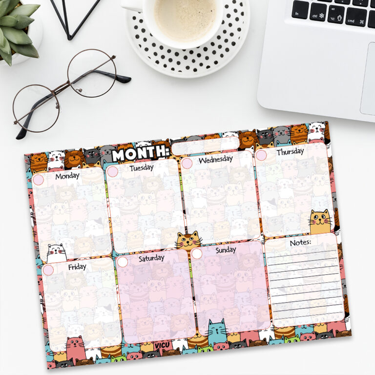 Buy Premium printable planner «Tropic» (weekly planner, A3, A4) on VICU ...