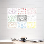 Buy Printable Vision Board «Wish map» - VICU Shop